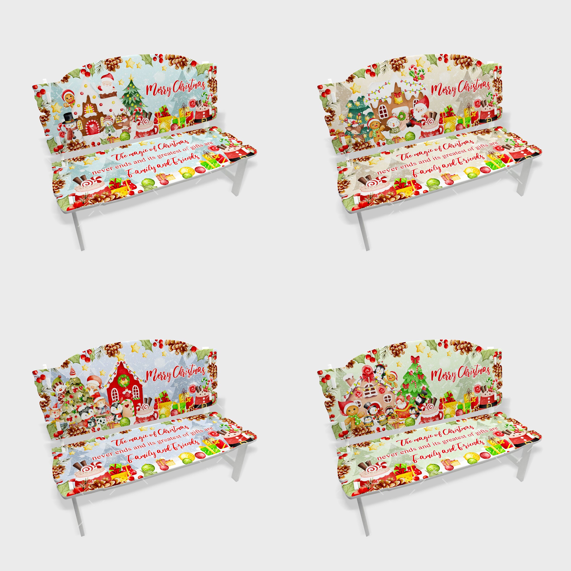 Christmas Bench Design Set - Payhip