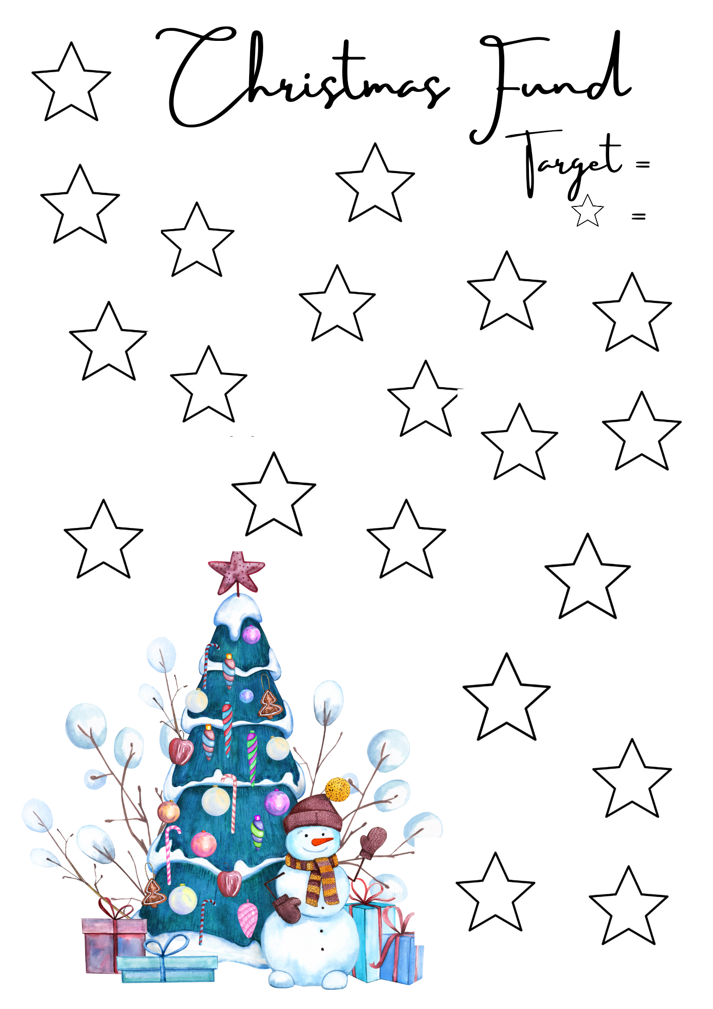 Christmas Fund Savings Tracker - Payhip