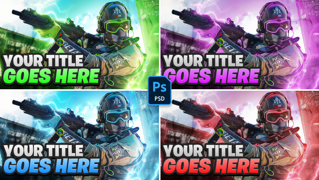 MWII Thumbnail Template (Call Of Duty)