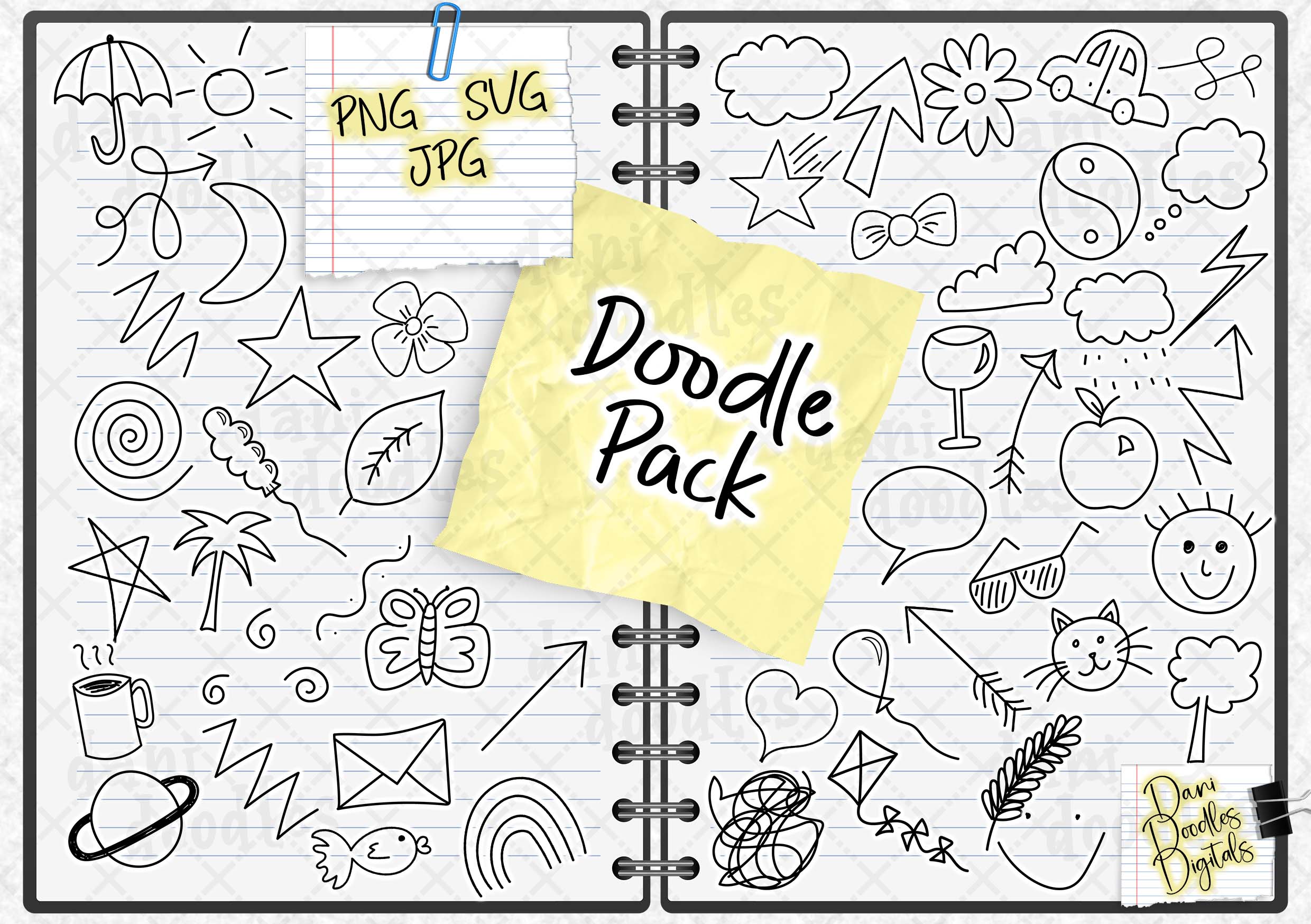 Dani Doodles Digitals - Doodles - Payhip