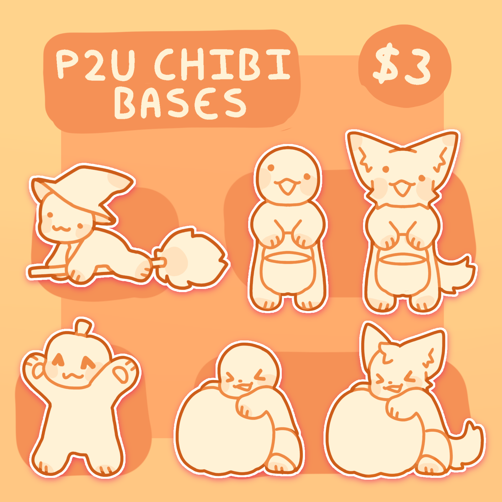 Chibi Halloween bases - Payhip
