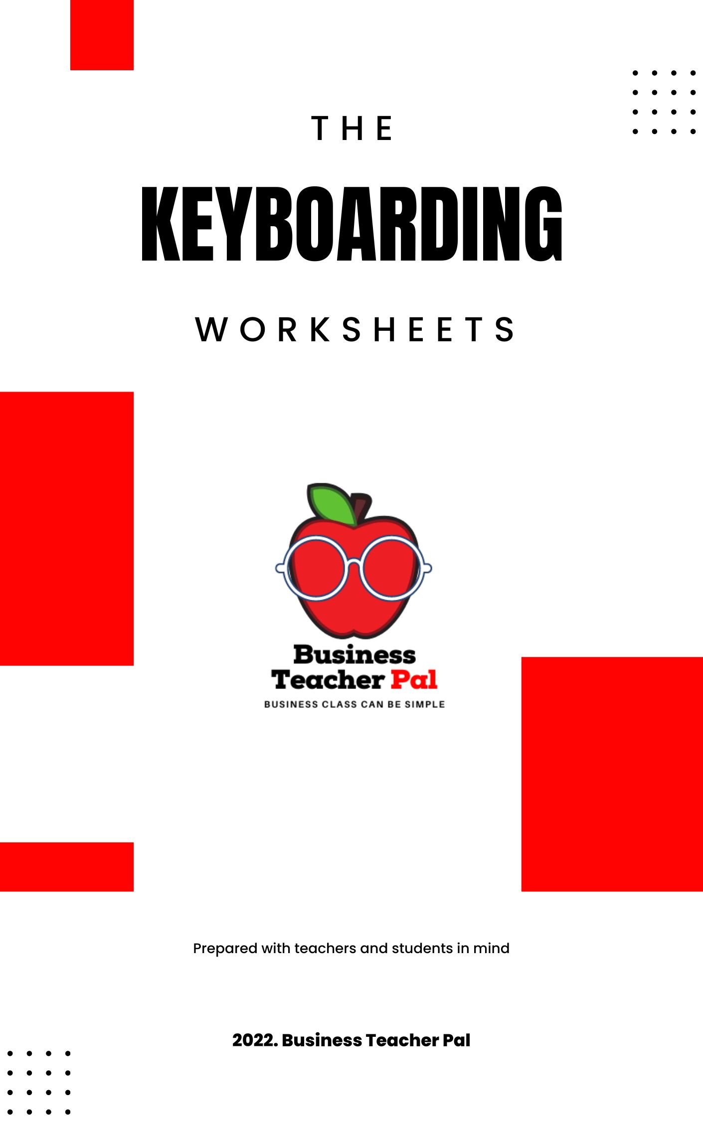 Keyboarding - Business Letters Worksheet