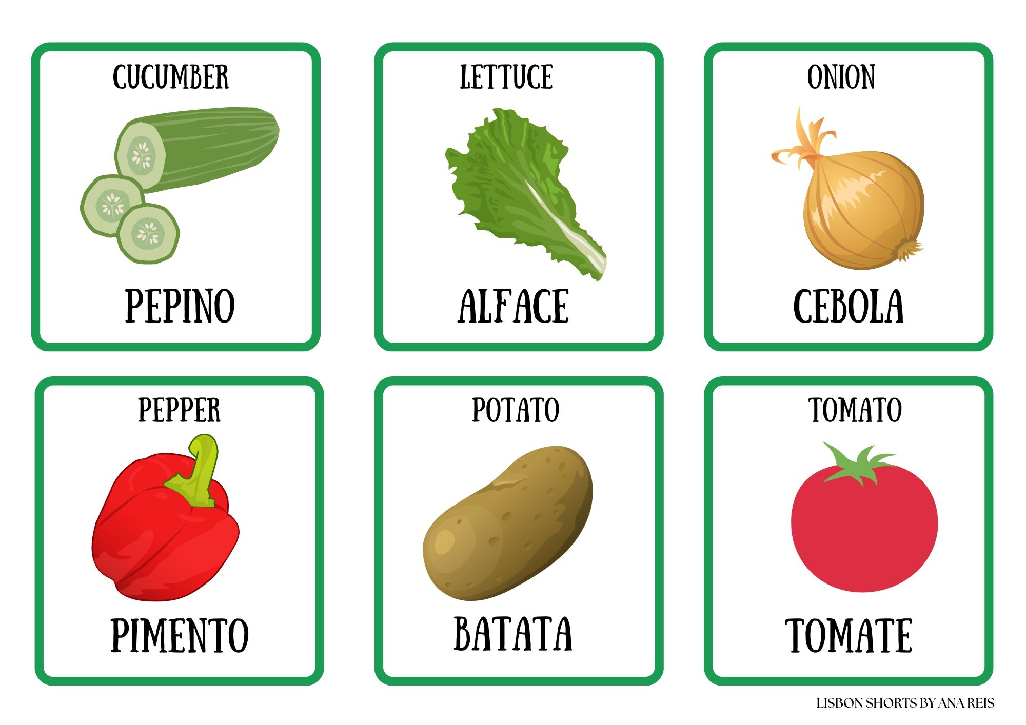 44 Flashcards of Countries in European Portuguese - Payhip