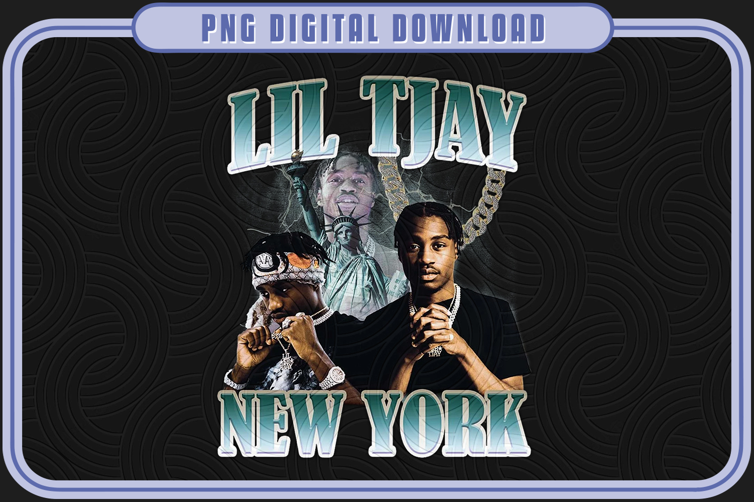 Lil Tjay png Hip Hop Shirt, Lil Tjay Retro Shirt, Lil Tjay New york ...