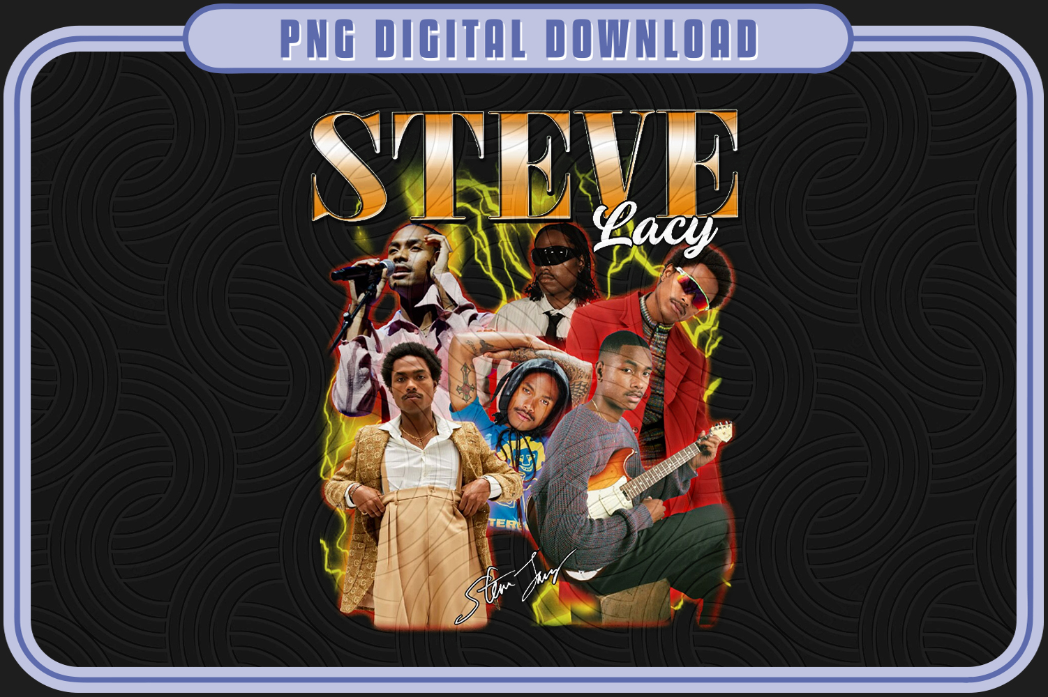 Steve Lacy Png, Steve Lacy Vintage Rap design, steve lacy vintage ...