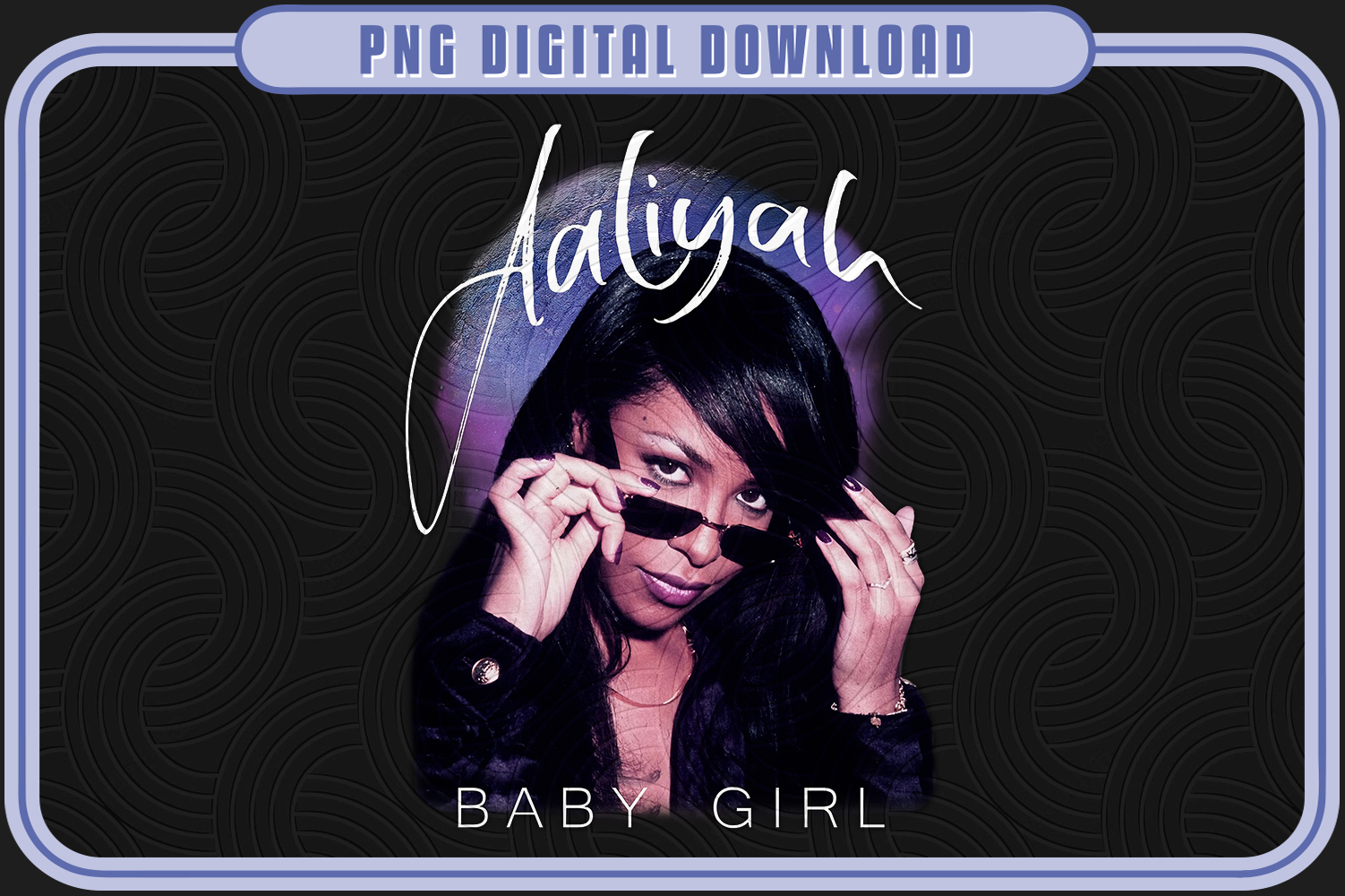 Aaliyah Png, Aaliyah Shirt Print, Aaliyah Tee, Design, Png Sublimation ...