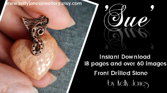 Wire wrapping front drilled stones store