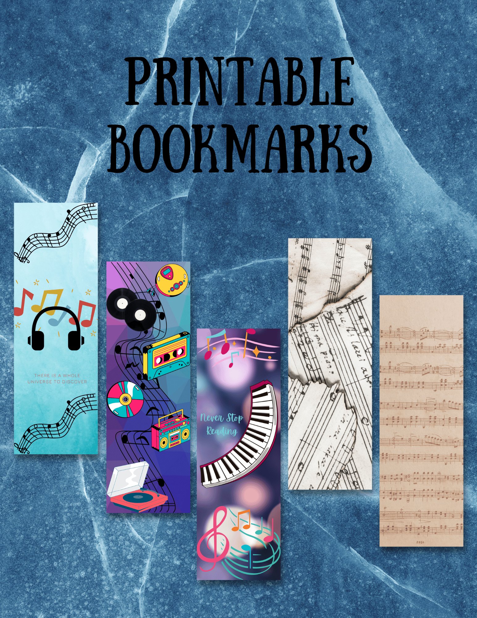 Music Bookmark Set - Payhip