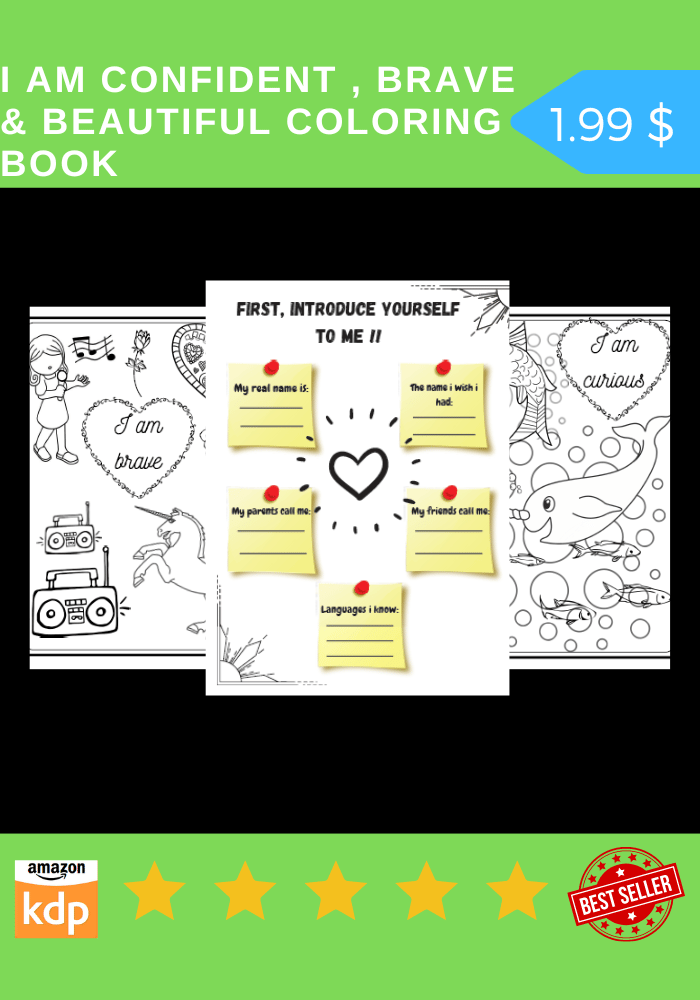 I am confident Coloring Book Interior for Amazon Kdp - Payhip