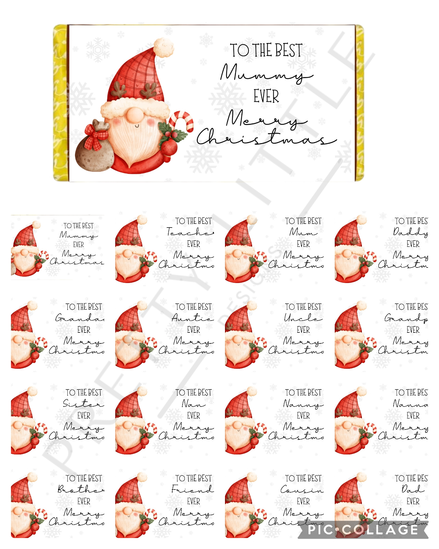 Gnome Chocolate Wrapper Bundle - Payhip