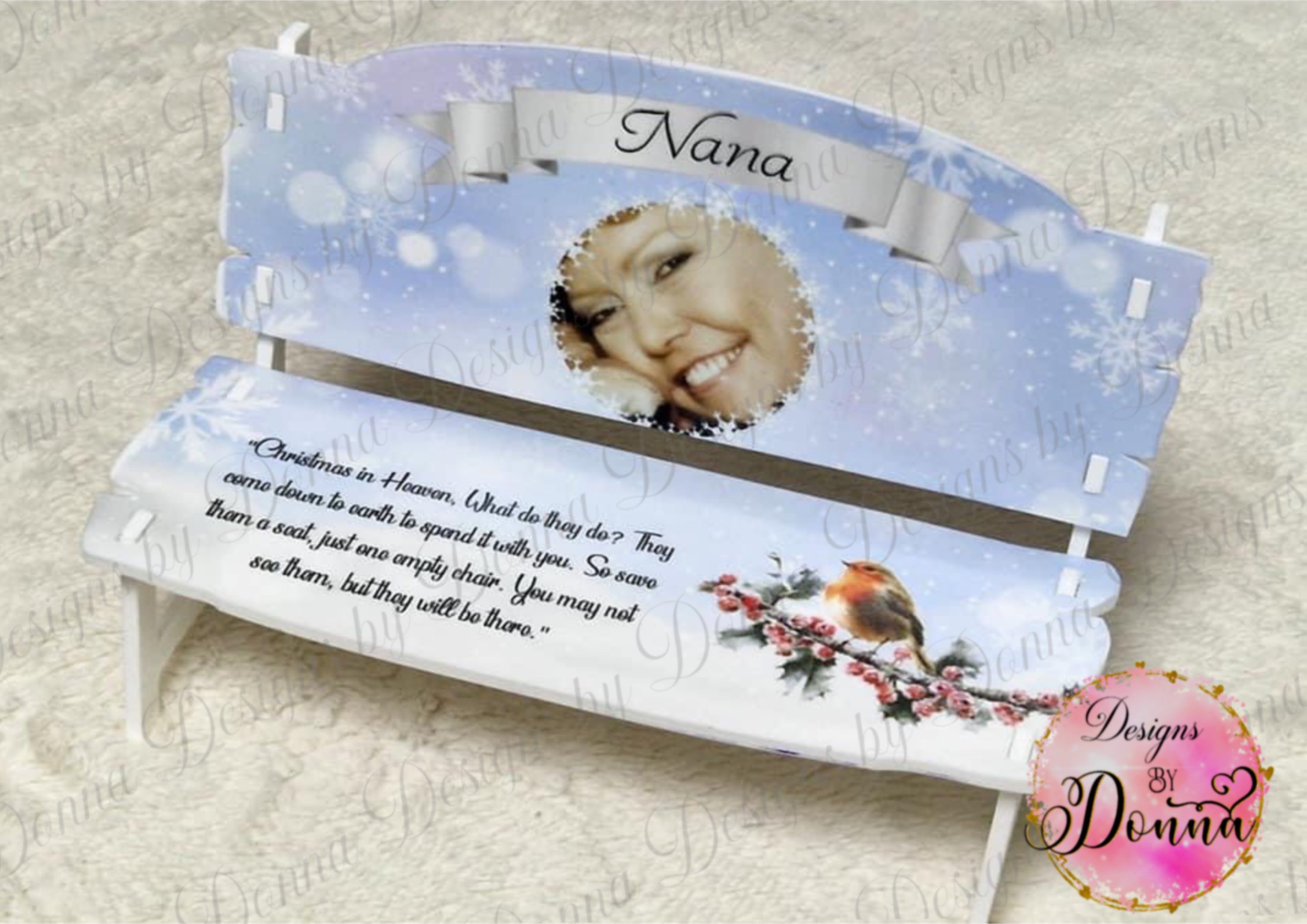 Xmas Robin bench - Payhip