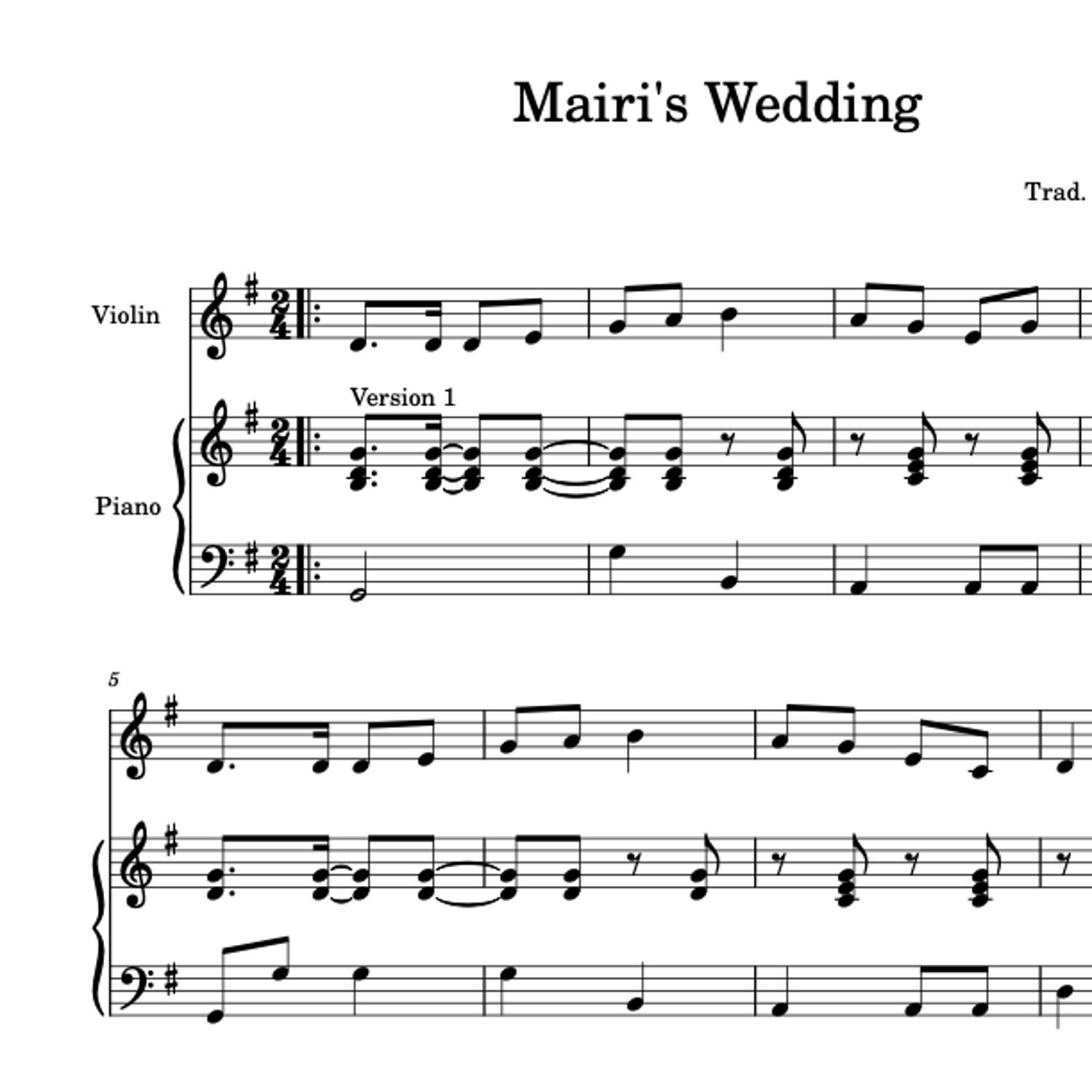 Wedding march violin sheet music 60 photos - Astyledwedding.com