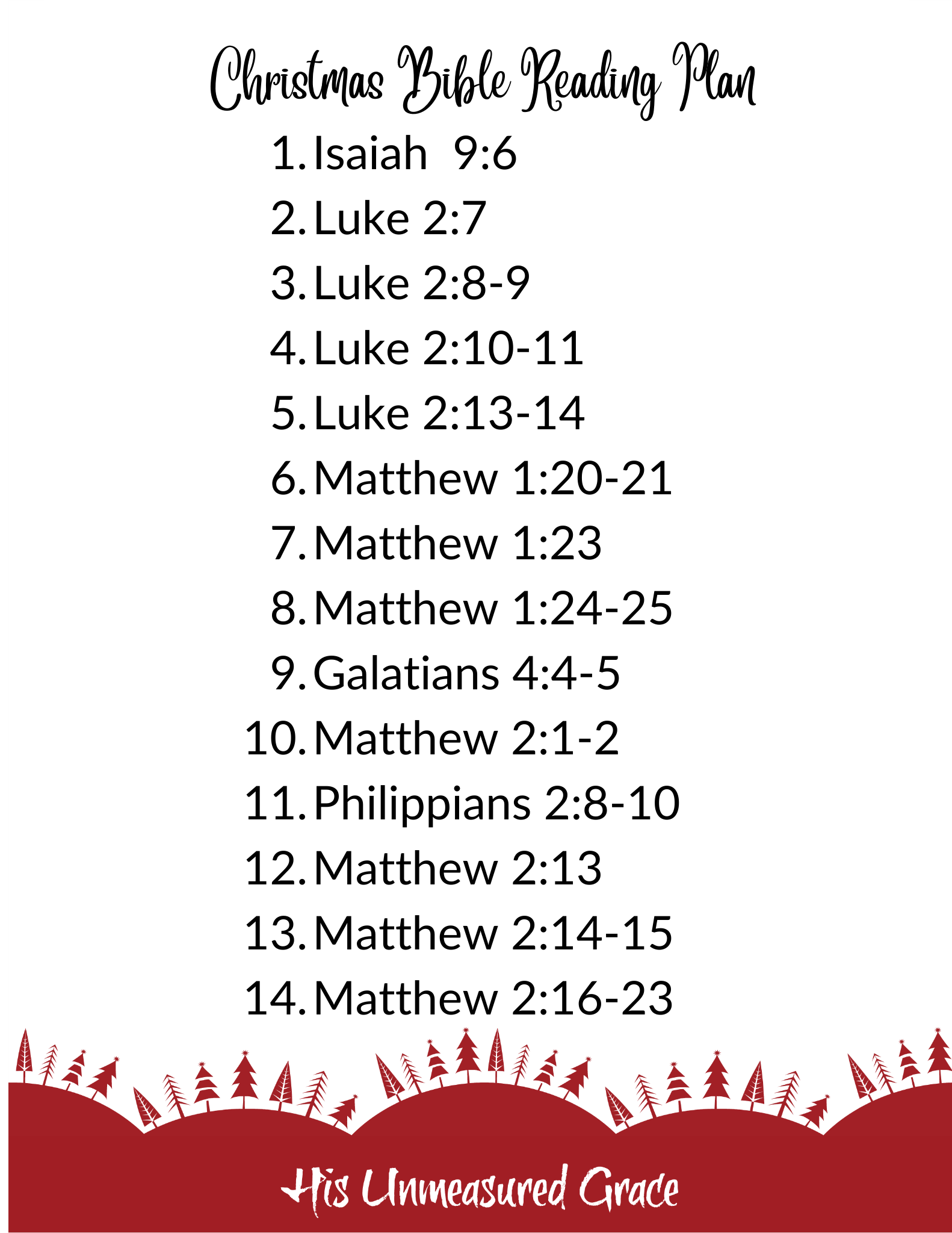 December Bible Reading Plan - Payhip
