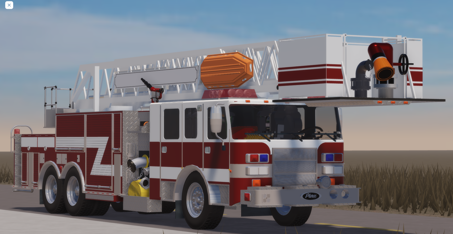 [AG Chassis] Stock 1995 Pierce Arrow Tower Ladder - Payhip