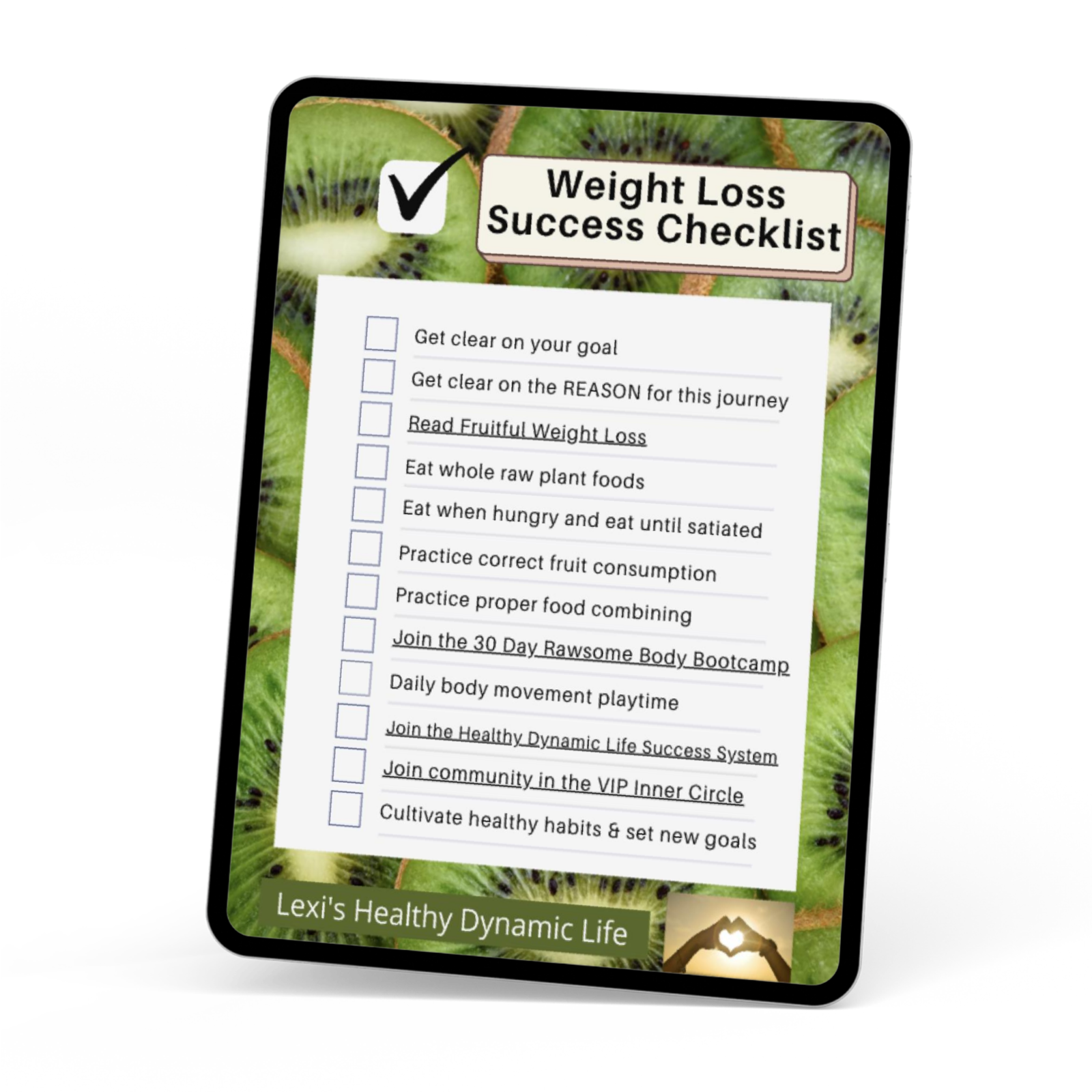 FREE Weight Loss Success Checklist - Payhip