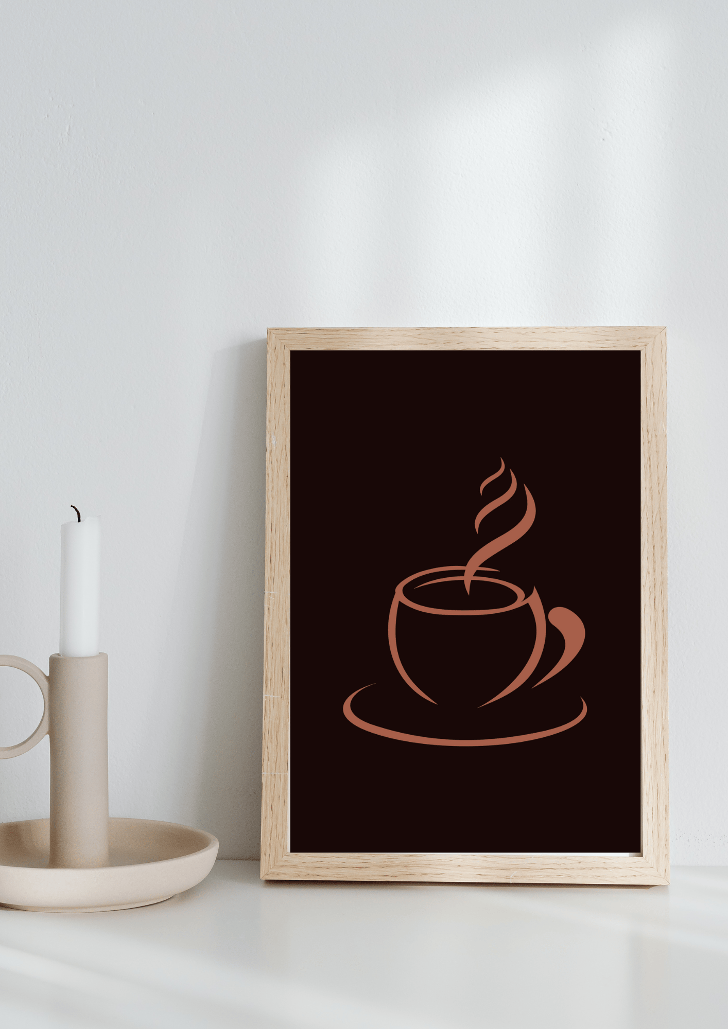 Poster N°2 : Cup of Coffee poster/ Coffeeshop poster/ A3 poster/ Brown ...