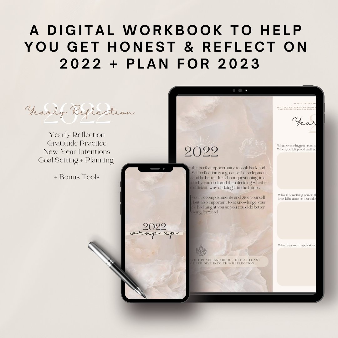 2022 Reflections & 2023 Intentions | Mindful end of the year reflection ...