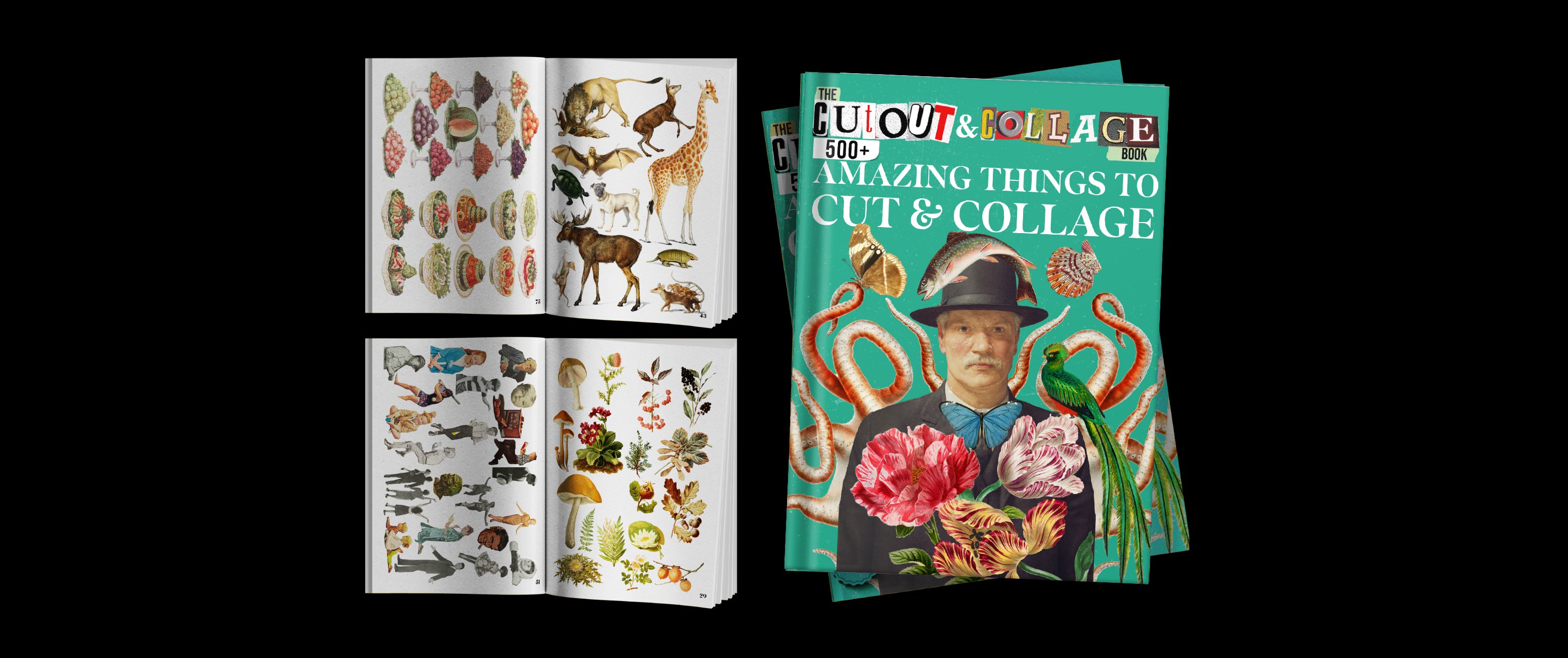 Collage Heaven - Collage Kits, Elements, Books & Resources