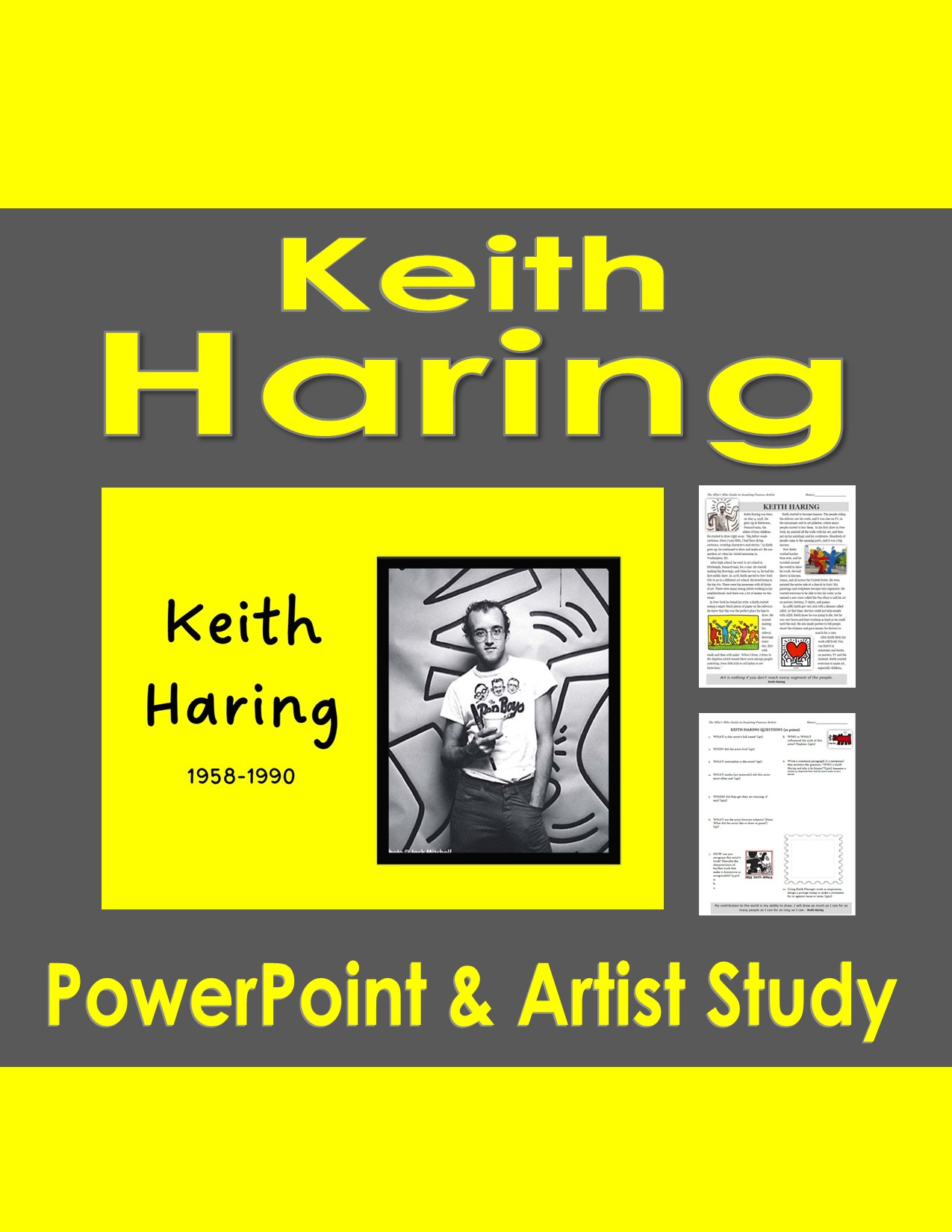 Haring Powepoint and Artist Study - Payhip