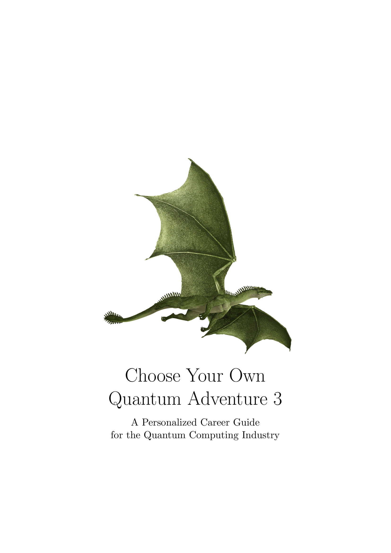 Choose Your Own Quantum Adventure 3: A Personalized Career Guide For ...