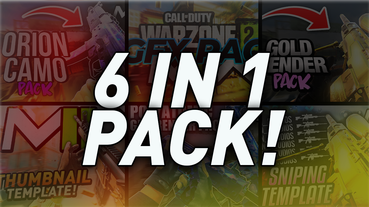 COD MW2/WARZONE 6 IN 1 PACK!! PSD!! - Payhip