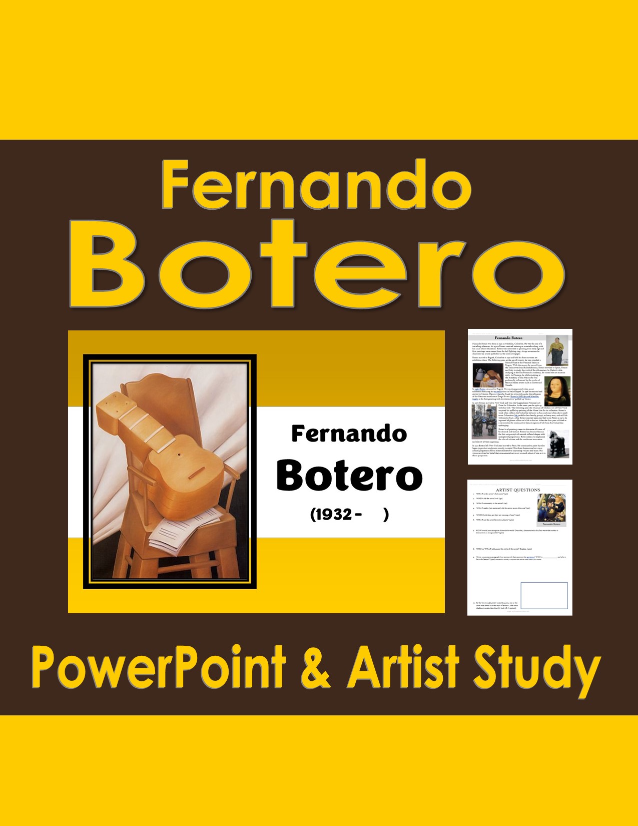 Botero Artist Study and POWERPOINT - Payhip