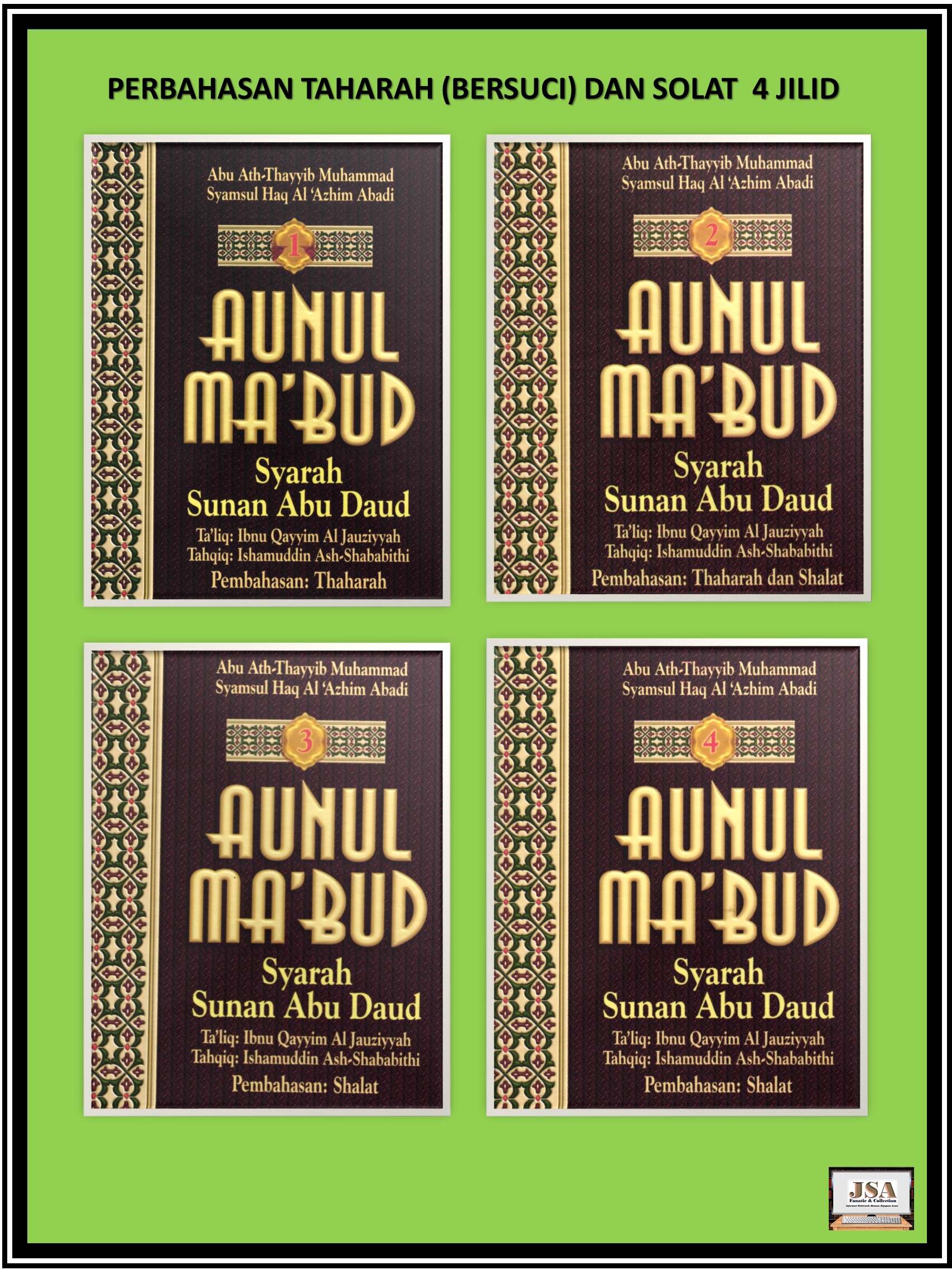 E-KITAB AUNUL MA'BUD SYARAH SUNAN ABU DAUD 4 JILID - Payhip