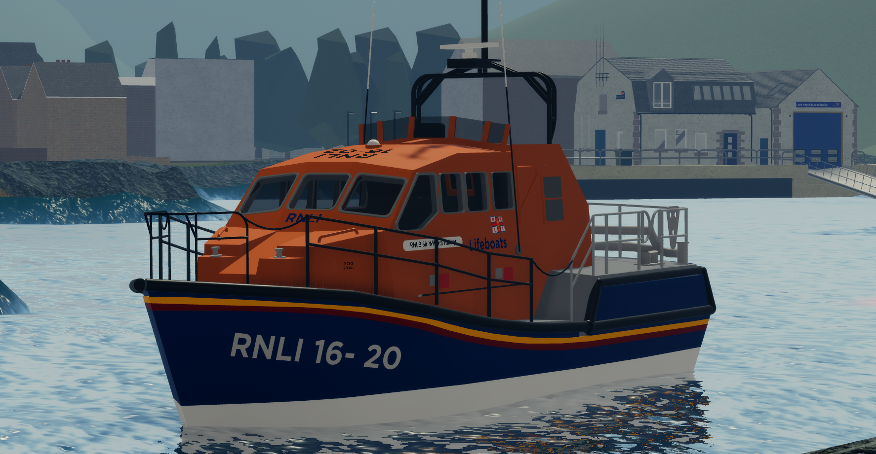 SCRIPTED - RNLI Tamar Class Lifeboat