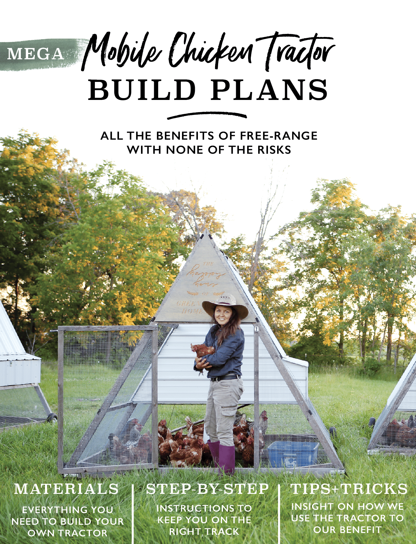 Mega Mobile Chicken Tractor Build Plans - Payhip