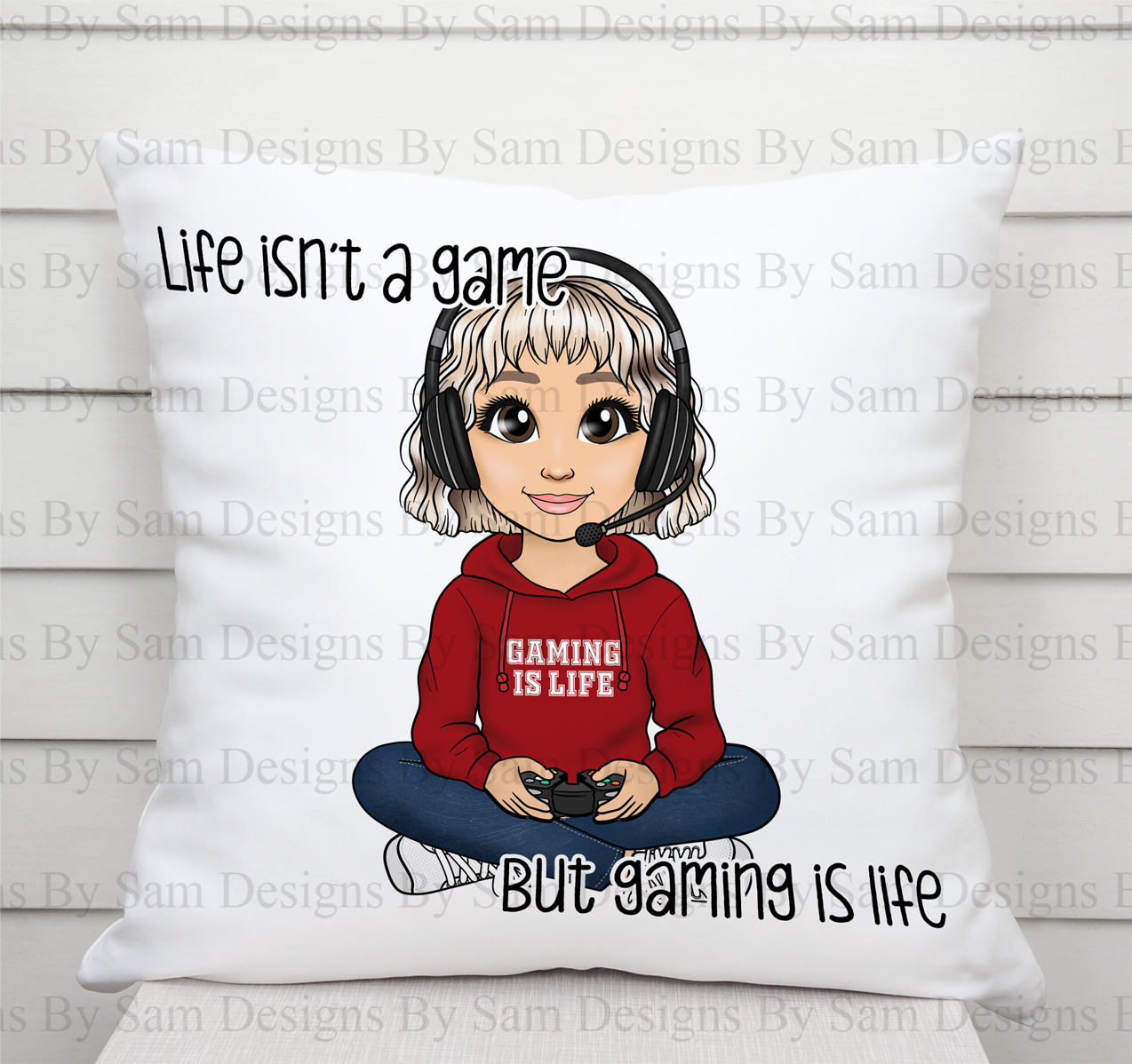 Lilly - Gamer Girl - Red Hoodie - Payhip