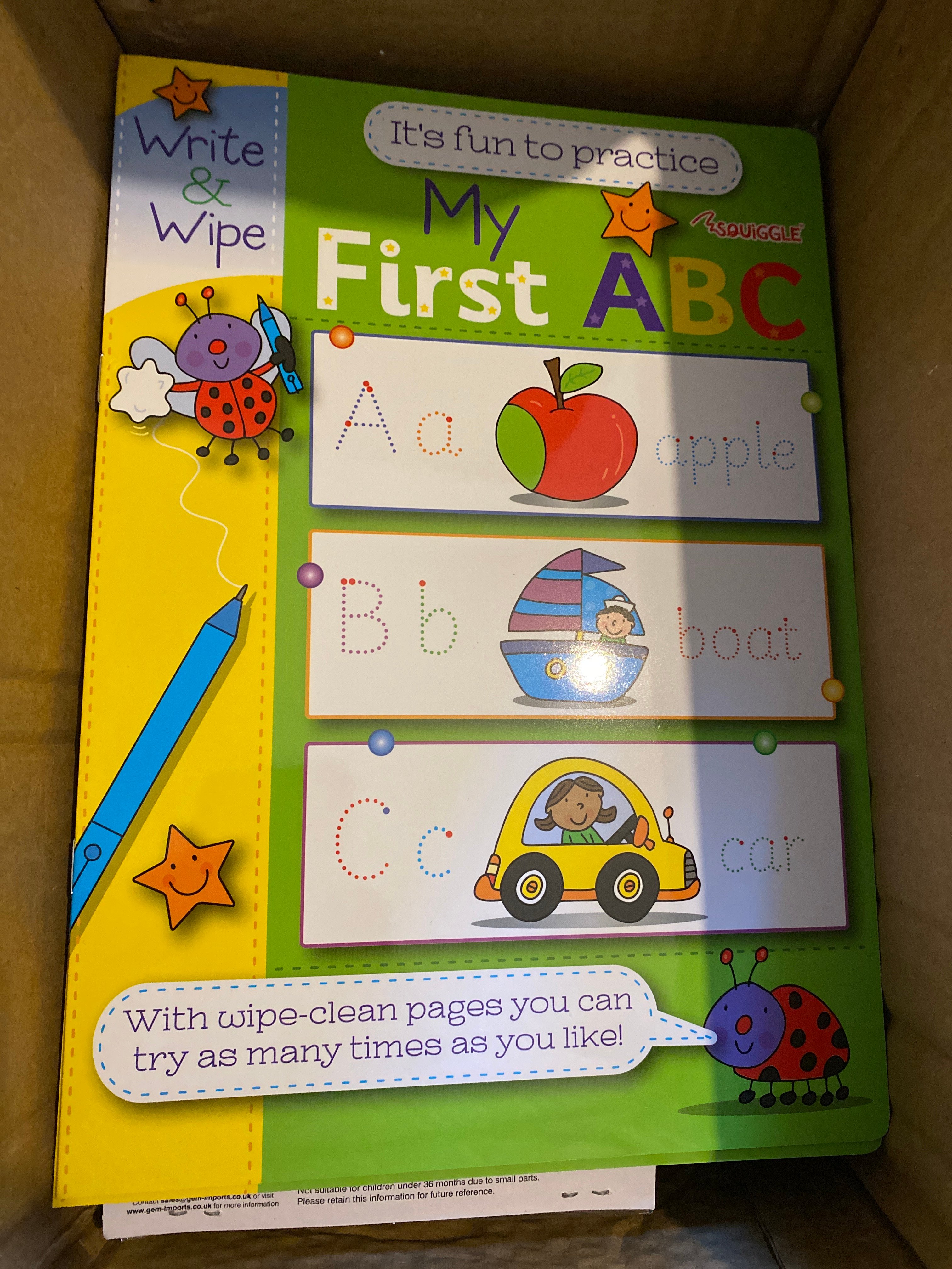 Write and wipe My first ABC book - Payhip