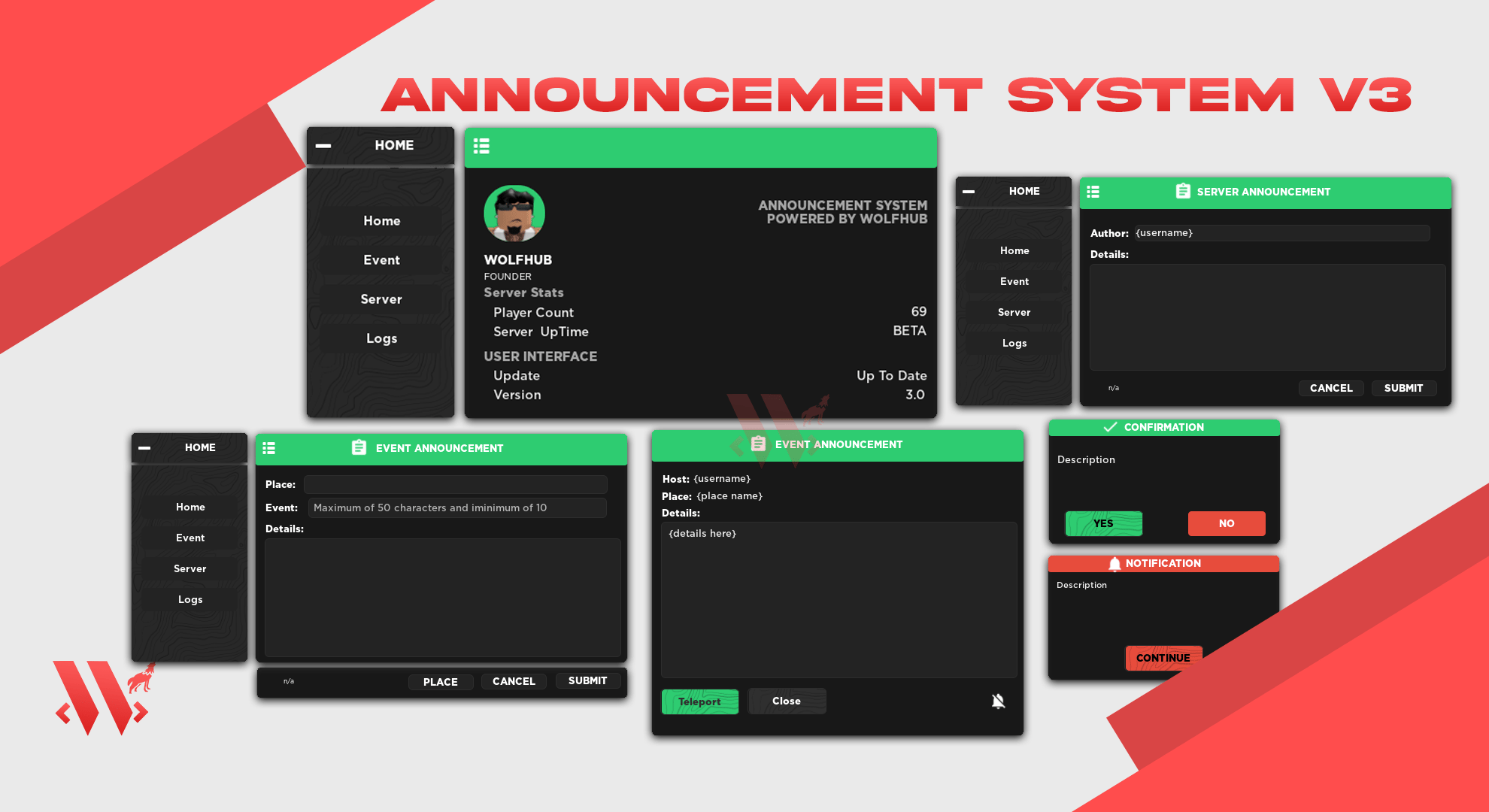 Announcement System - Payhip