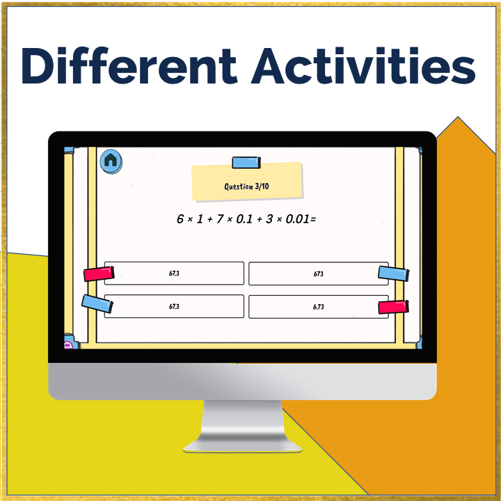 Choice Board Whole Numbers and Decimals
