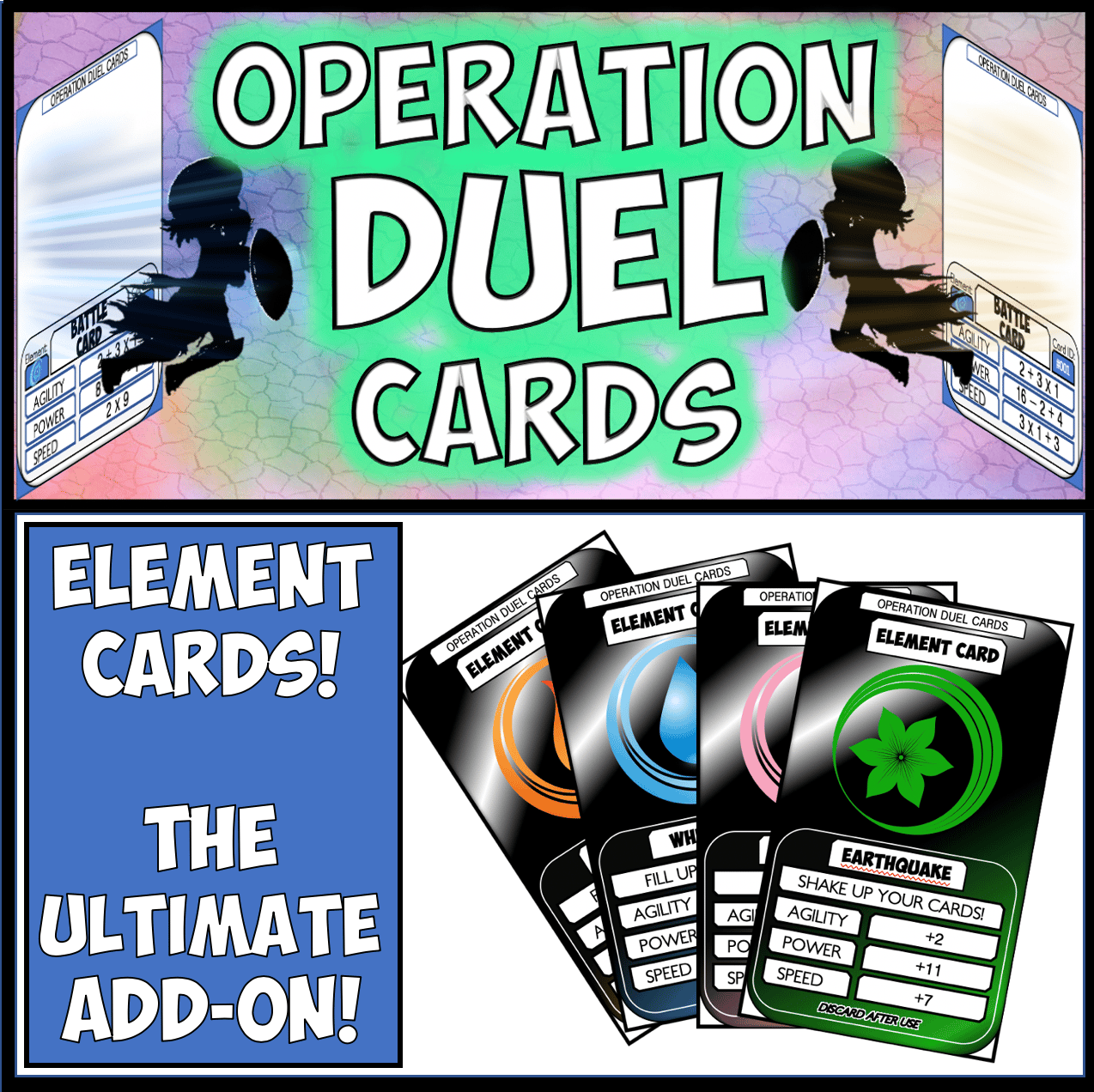 Operation Duel Cards - Element Cards