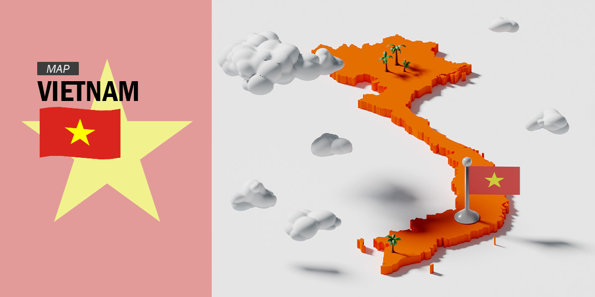 Vietnam Map (3D PNG) - Payhip