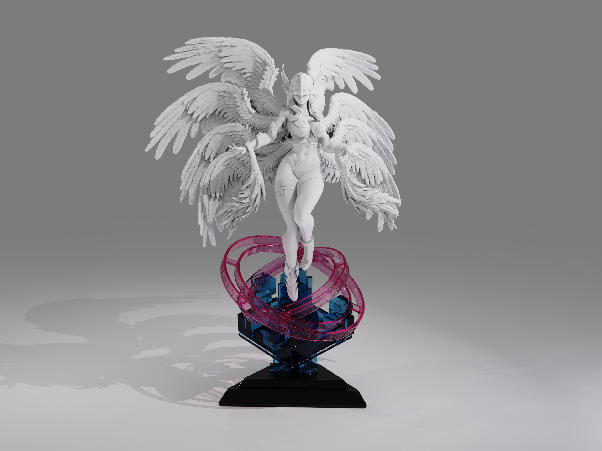 Angewomon - Digimon, STL 3D model design printable file - Payhip