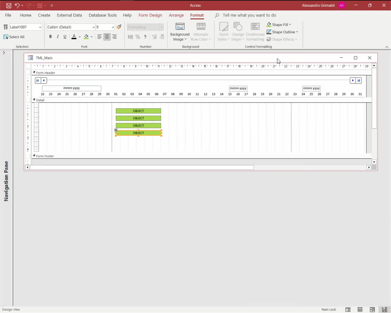 Scrollable timeline with MS Access. Part 3/3: Adding objects - Payhip
