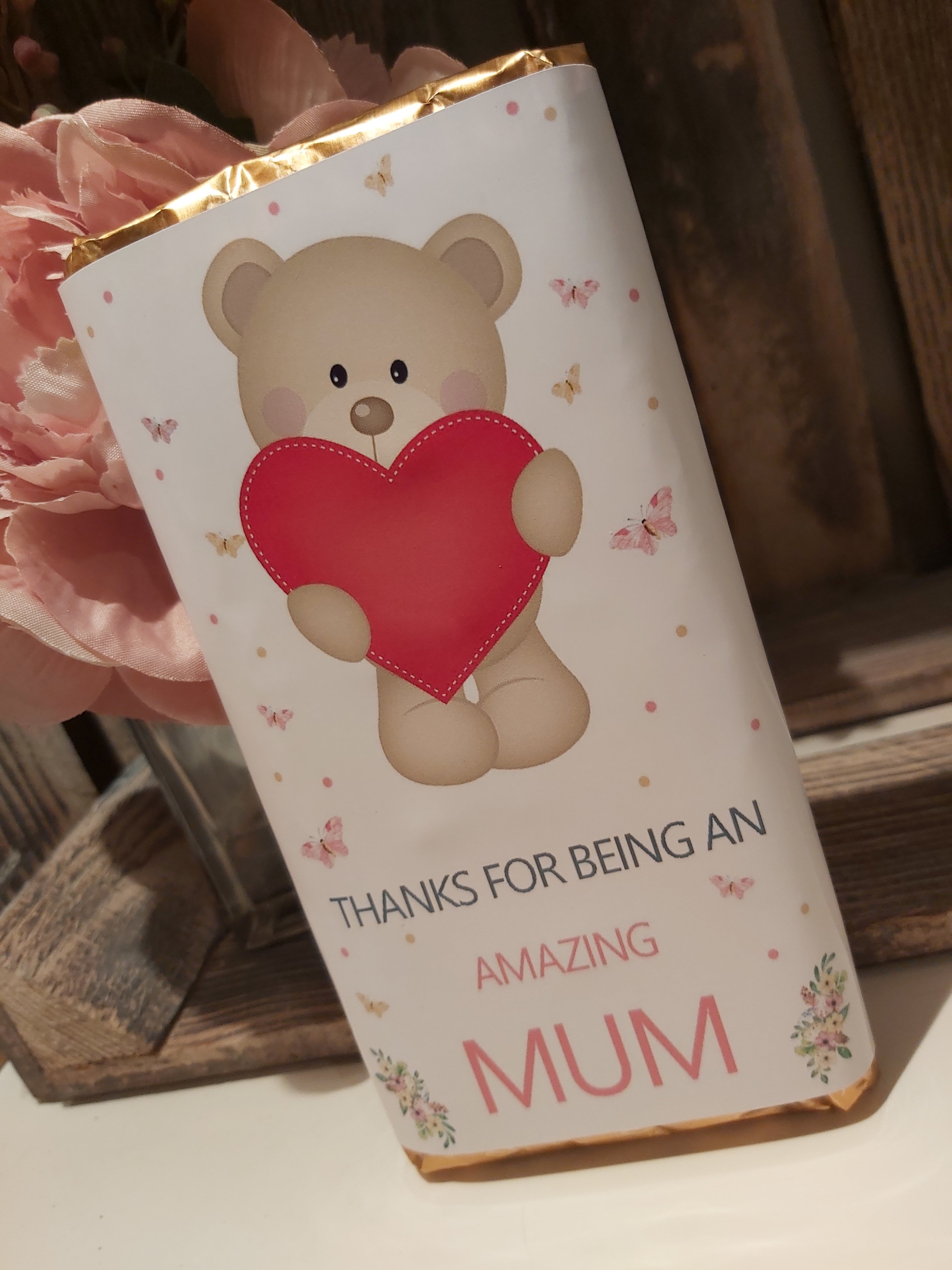 Mother's Day chocolate wrappers Bundle 1 - Thanks for being an amazing ...