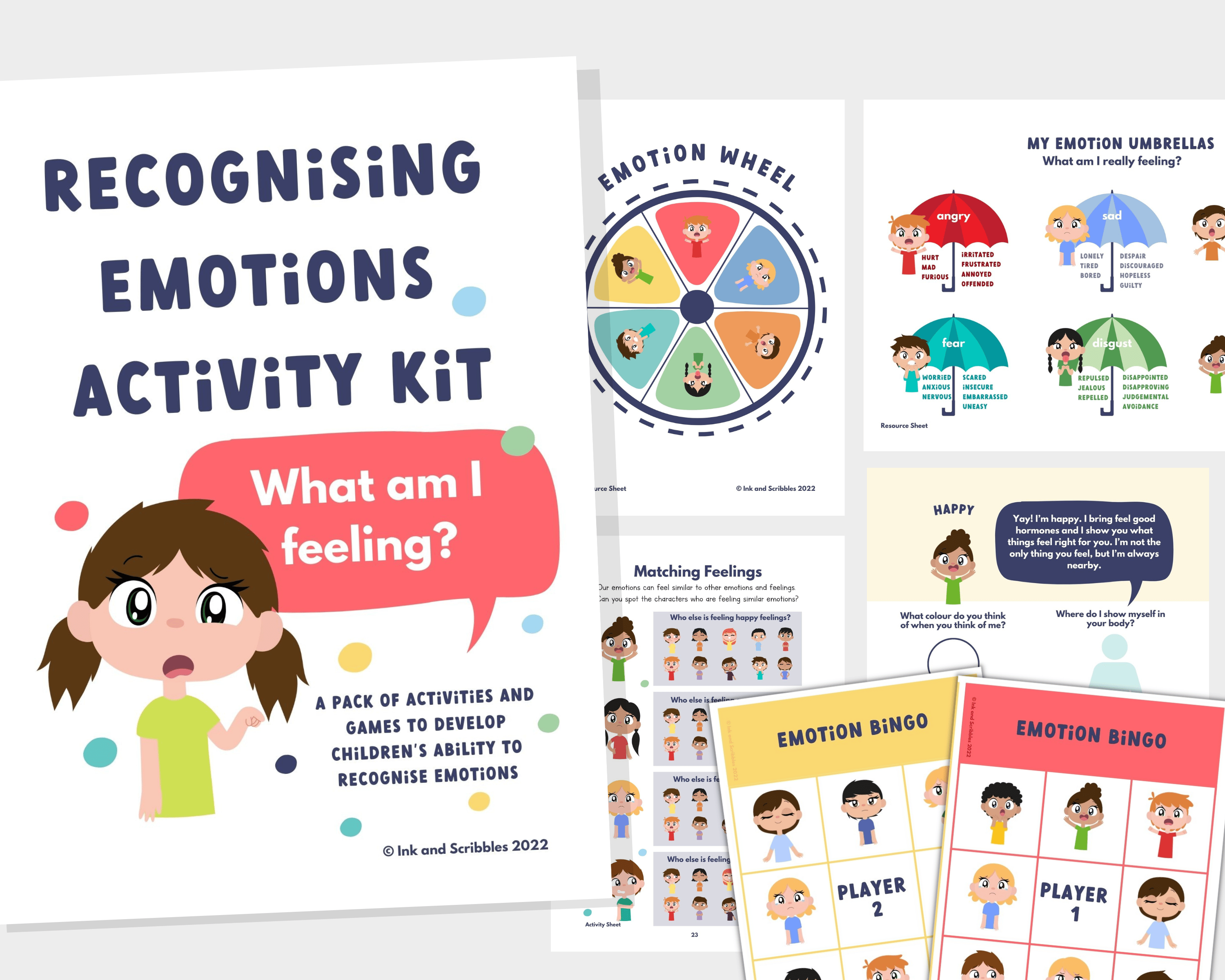 Recognising Emotions PRINTABLE Activity Kit