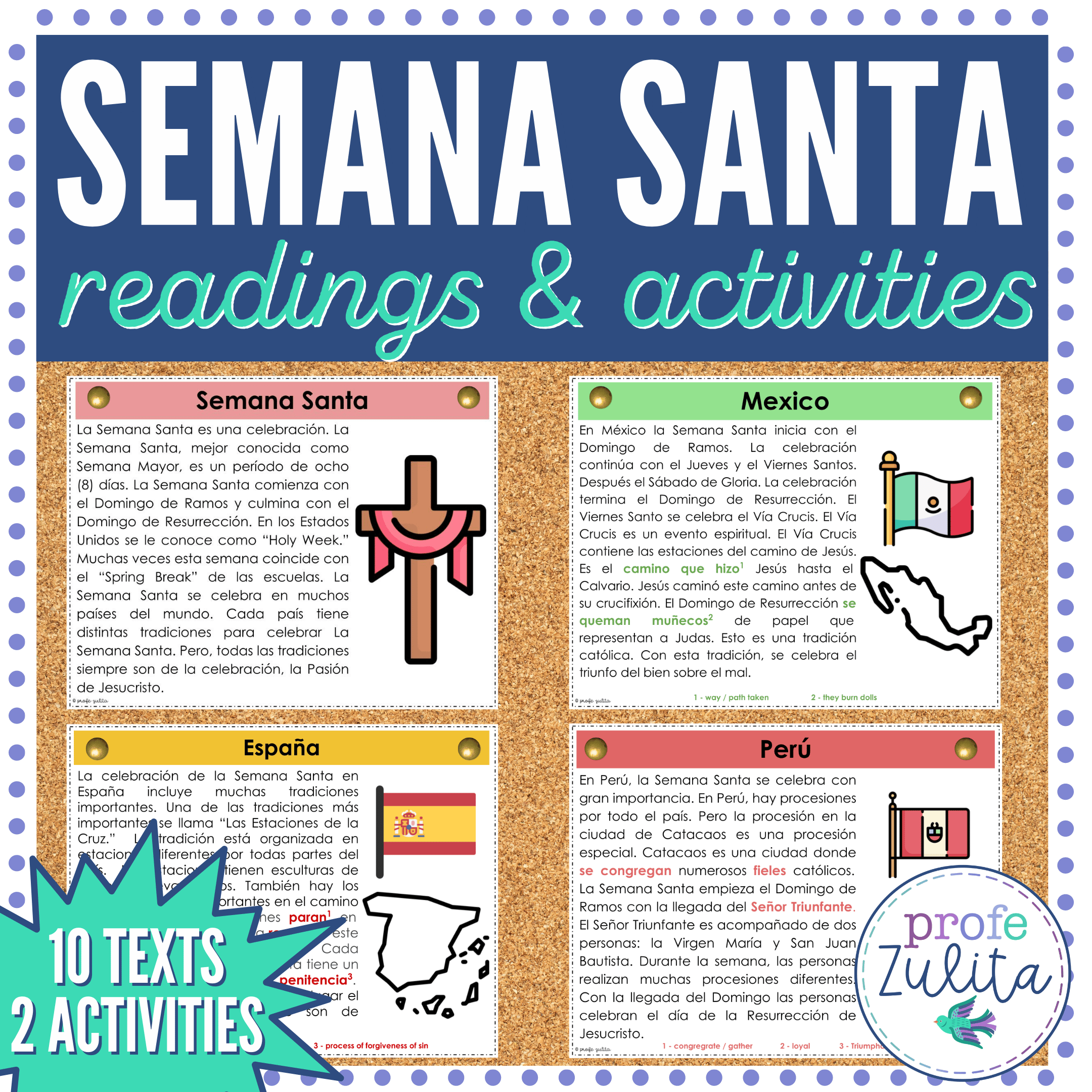 Semana Santa Readings - Gallery Walk in Spanish - Payhip