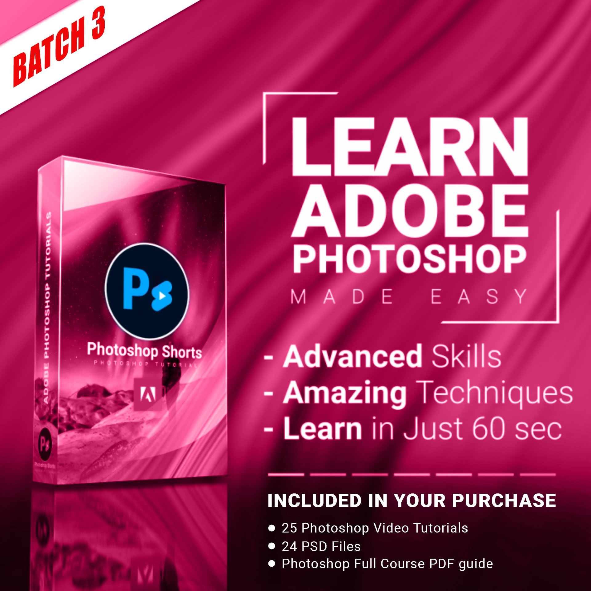 BATCH 3 - Learning and Mastering Photoshop - Payhip