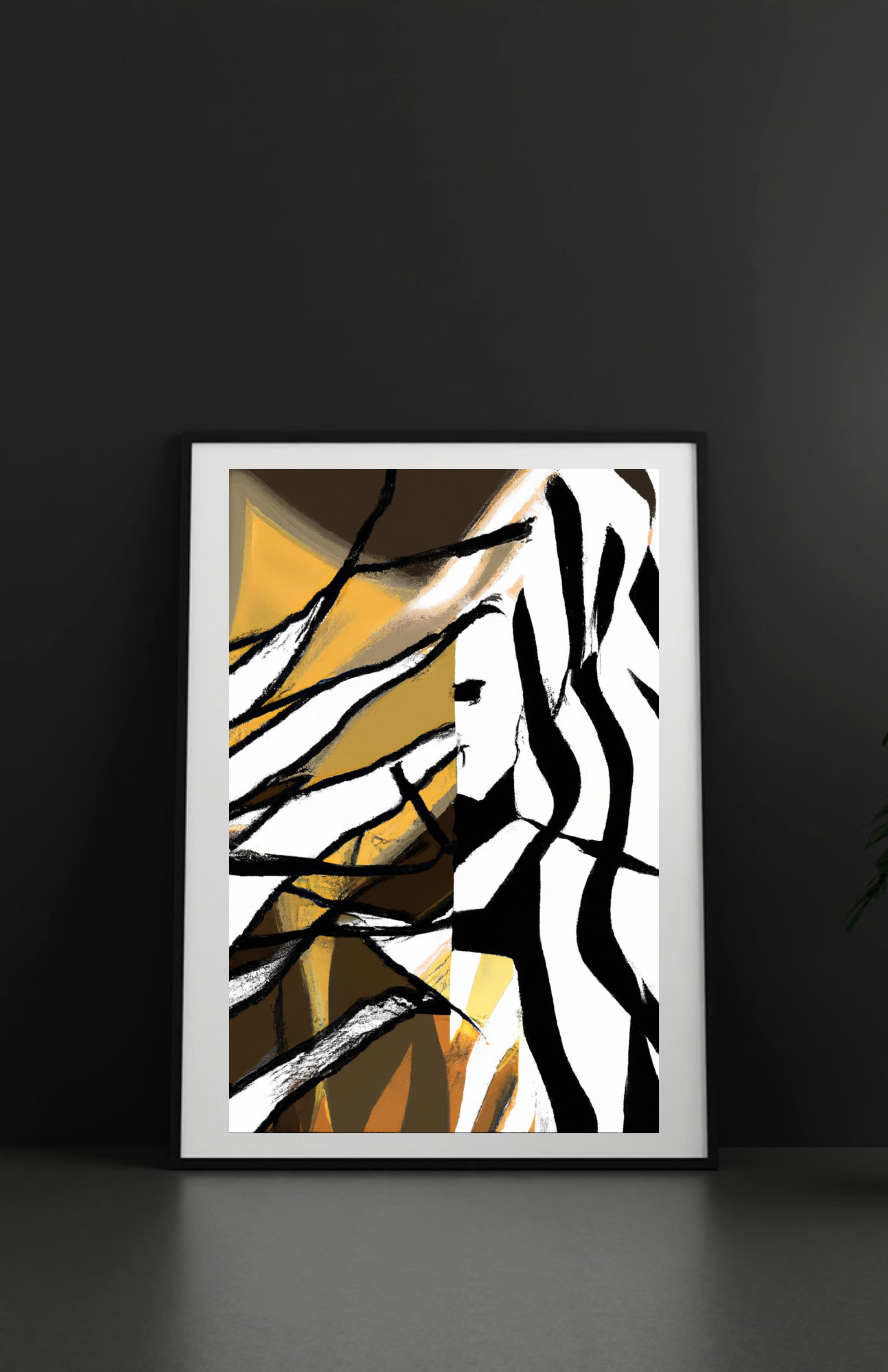 Zebra Abstract Printable Art Print - Payhip