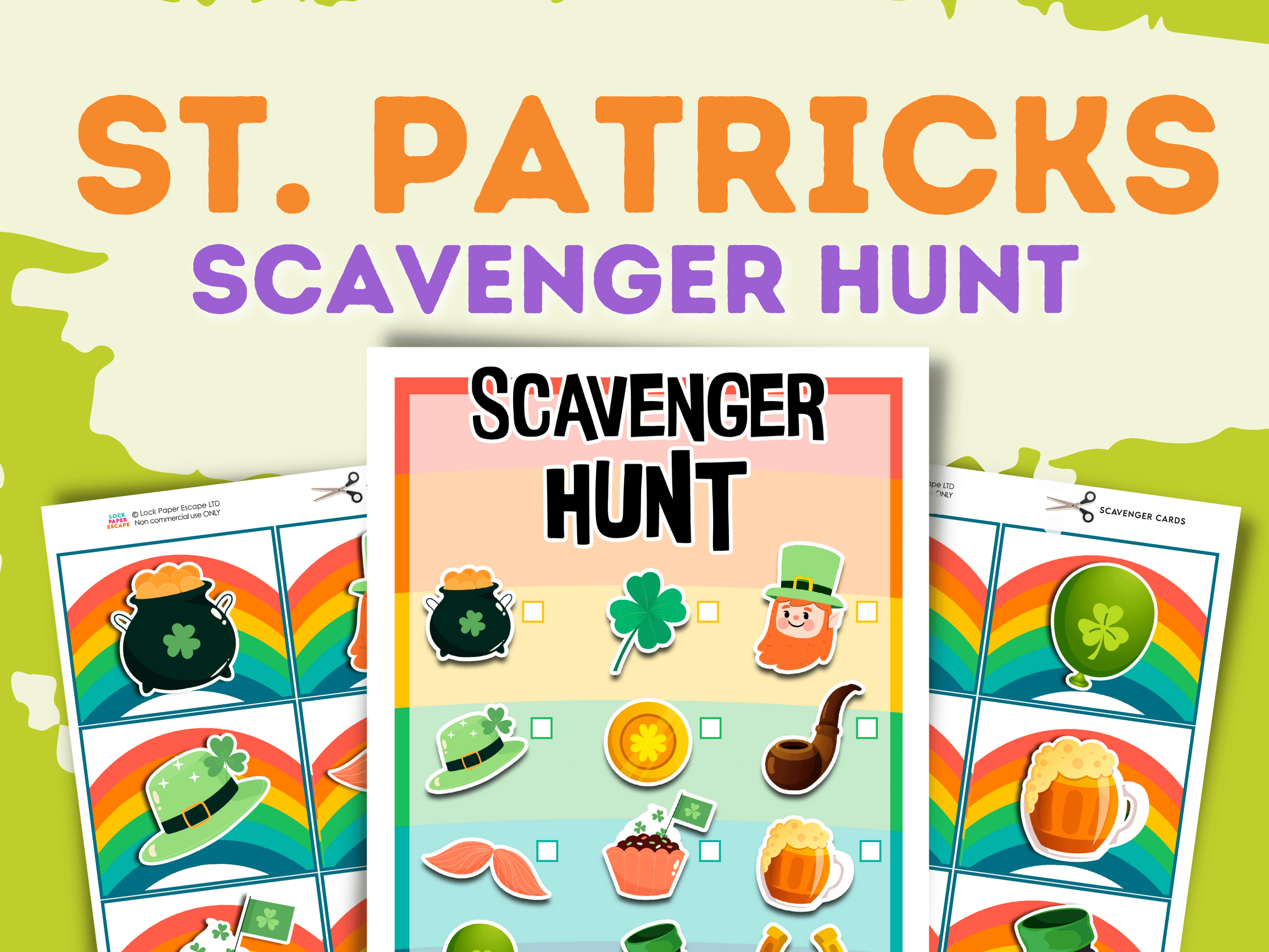 St Patricks Day Scavenger Hunt