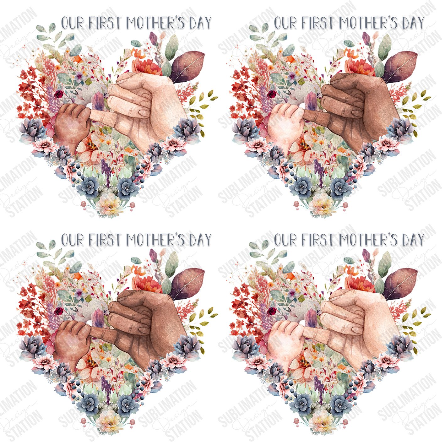 HAND HEART MOTHERS DAY (Ref: 824)