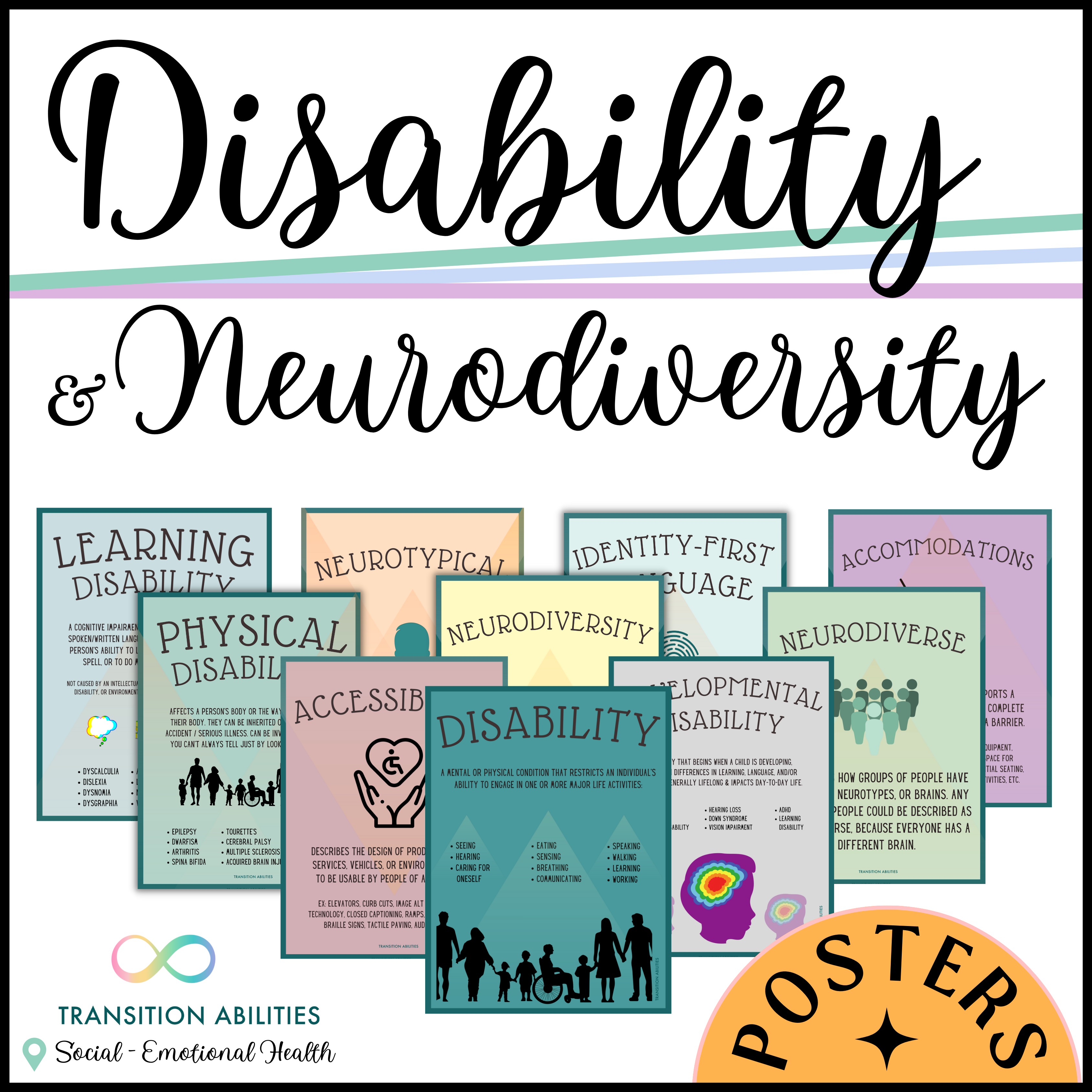 Disability & Neurodiversity | Definition Posters