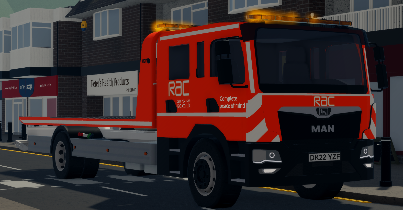 SCRIPTED - RAC MAN TGL Tow Truck Rigid