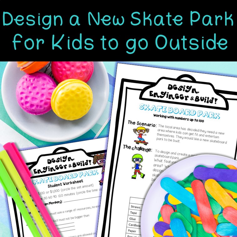 Middle School STEM Task | Skateboard Park STEAM Challenge