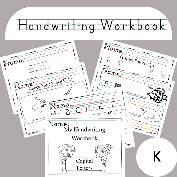 The Write Direction Paper™ Workbook - Capital Letters