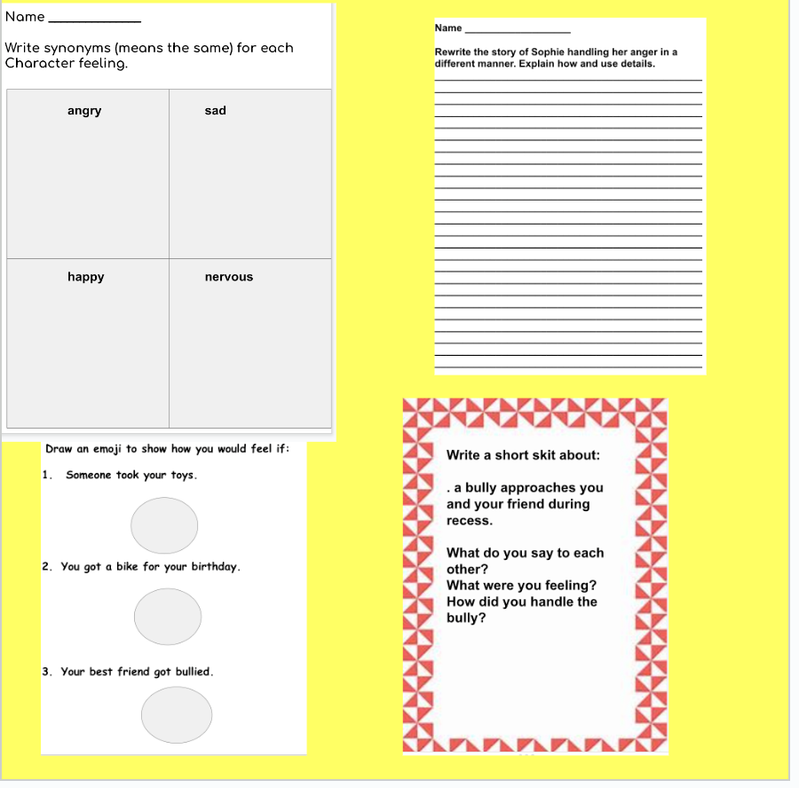 WHEN SOPHIE GETS ANGRY -- REALLY, REALLY, ANGRY: READING RESOURCES & LESSONS - Payhip