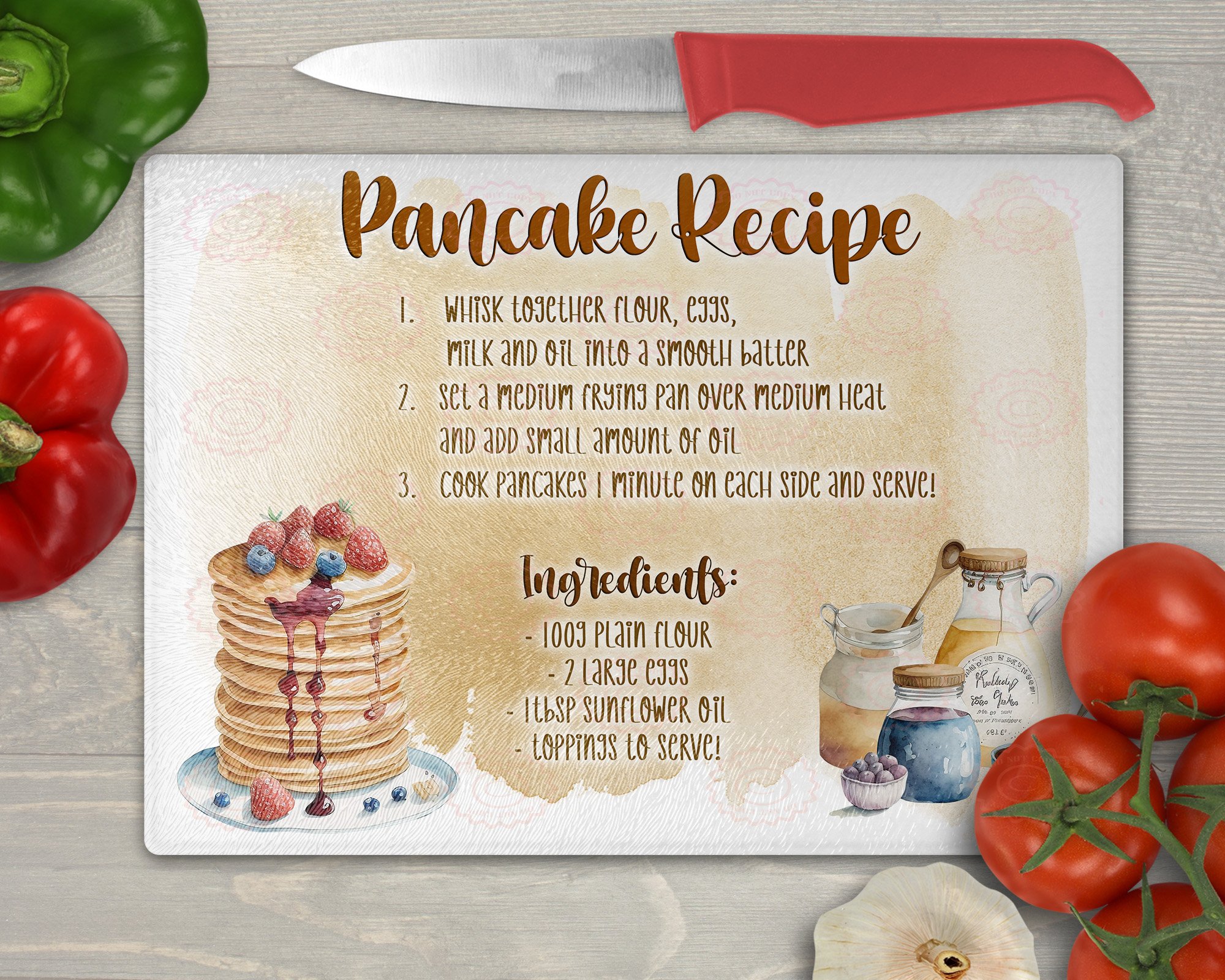 Pancake Recipe Design - Payhip